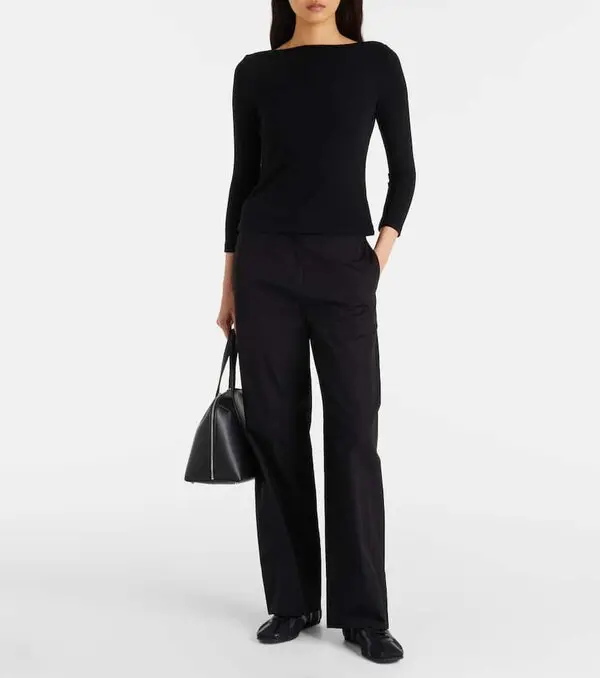 LESET Lauren Jersey Top