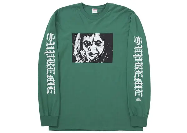 Supreme The Exorcist Mother Long Sleeve Tee Shirt - Light Pine