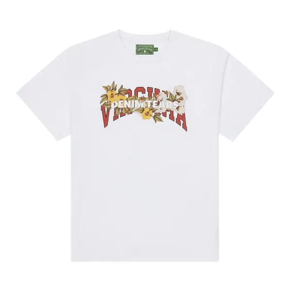 DENIM TEARS Virginia Tears Tee - White