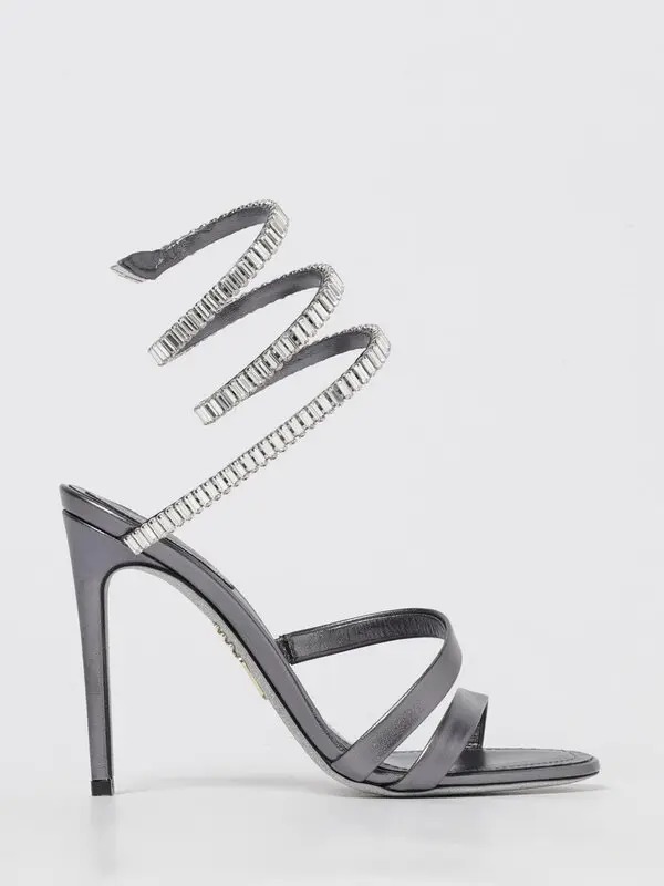 Rene Caovilla Heeled Sandal - Grey