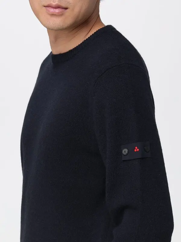 Peuterey Ribbed Crew Neck Pullover - Blue