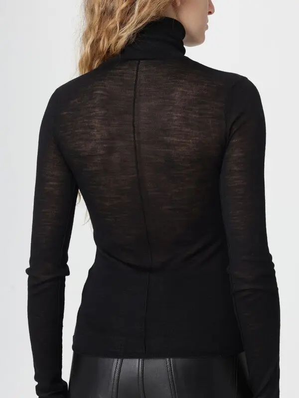 Patrizia Pepe Fine Knit Turtleneck Long Sleeve Top
