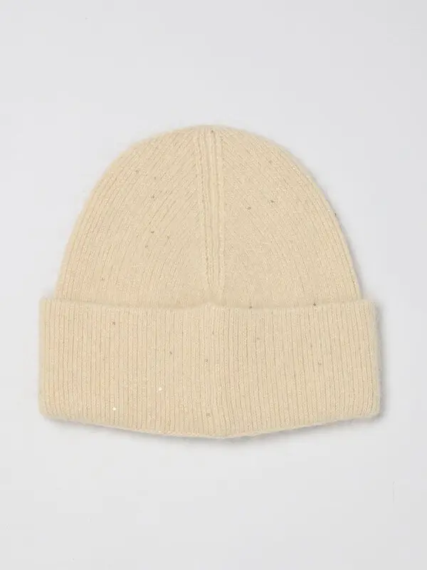 TWINSET Knitted Hat - Natural