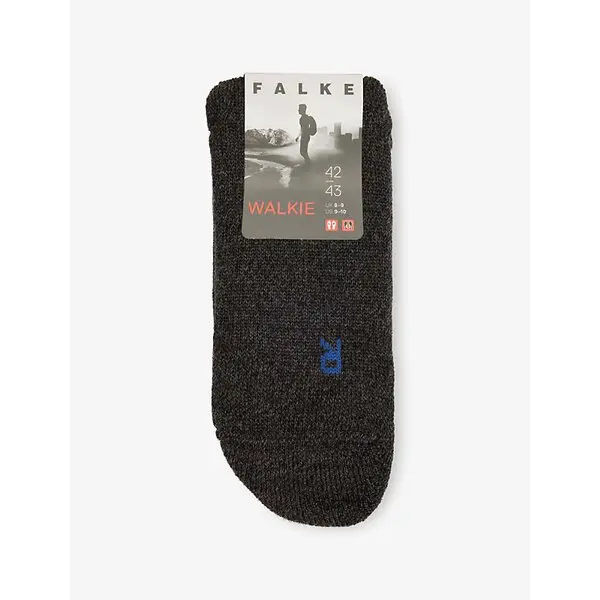 Falke Walkie Ergo Stretch Wool-blend Socks - Smog