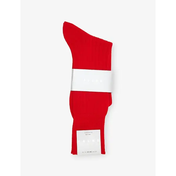 Falke No. 2 Finest Cashmere-blend Crew Socks - Cardinal