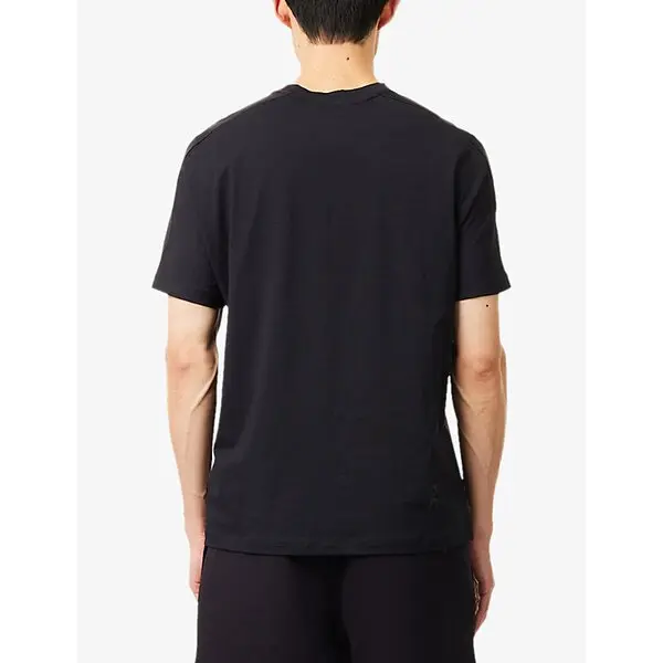On Focus T Short-sleeve Cott-jersey T-shirt - Black