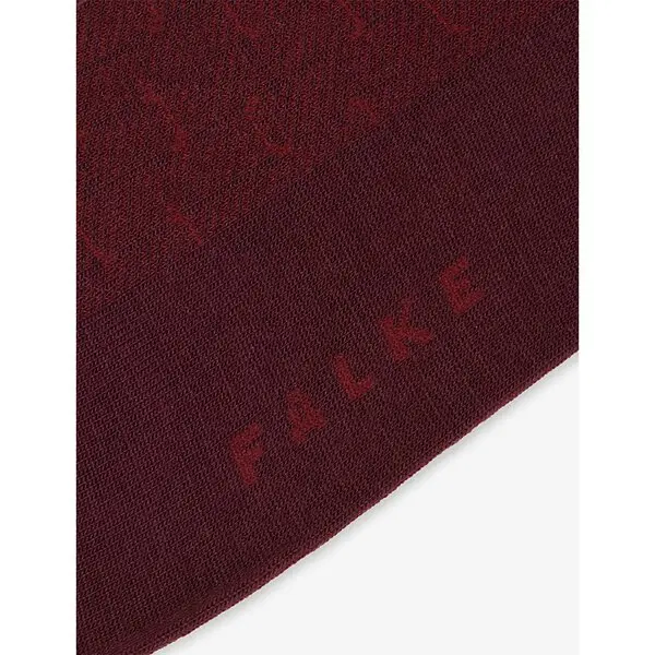 Falke Airport Edition Crew-length Stretch Wool-blend Socks - Barolo