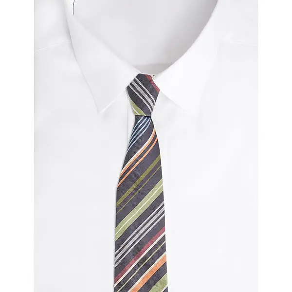 Paul Smith Regular-stripe Silk Tie