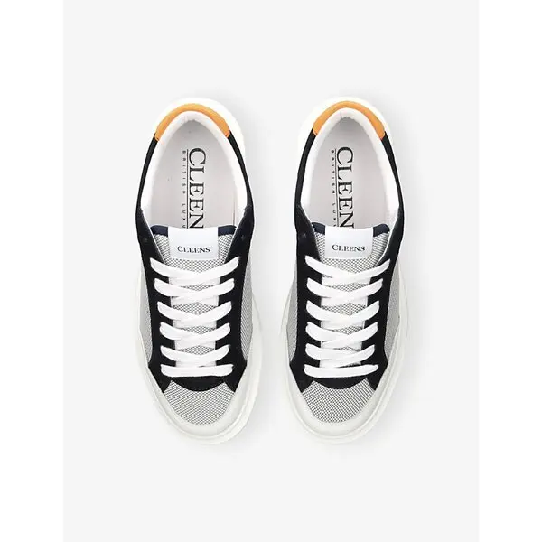 CLEENS Luxor Leather And Mesh Trainers