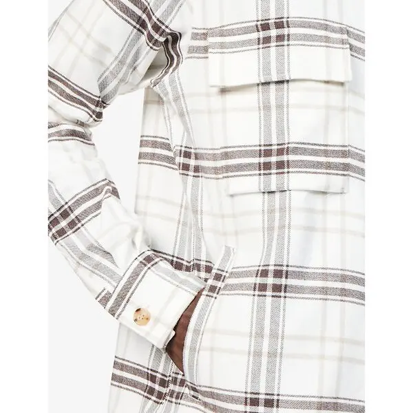 Eleventy Checked Long-sleeve Flannel Shirt