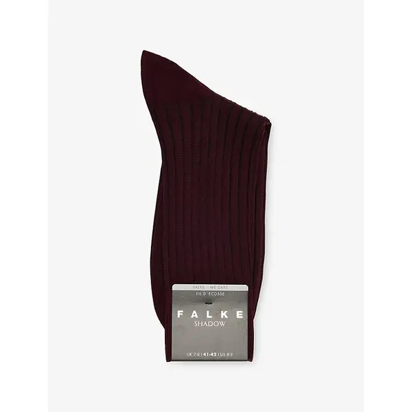 Falke Shadow Cotton-blend Crew Socks - Rioja