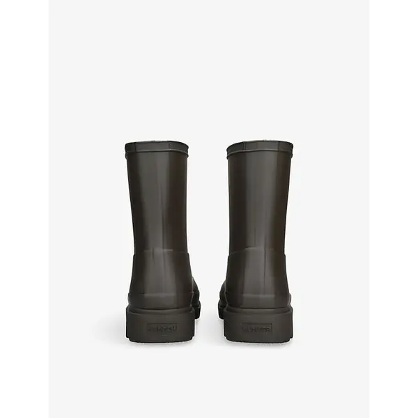 Hunter Downpour Short Wellington Boots - Brown