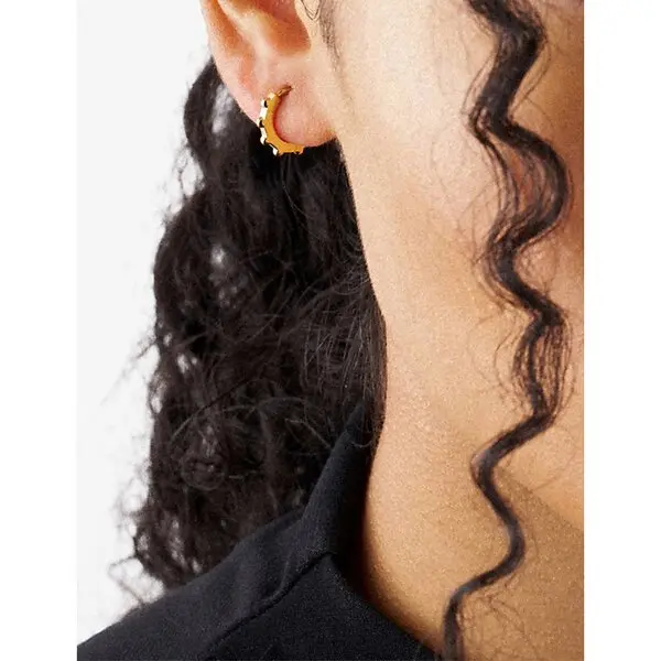 SHAUN LEANE Spur Hoop Earrings