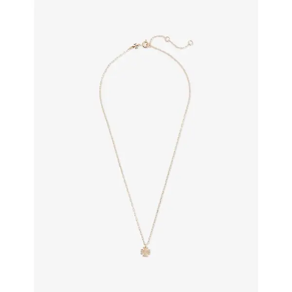 Tory Burch Kira Yellow-gold Plated Pendant Necklace - Tory Gold