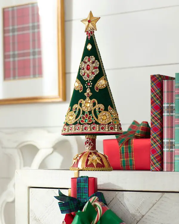 KATHERINE'S COLLECTION Christmas Castle Tree Stocking Holder - Multi