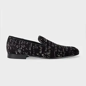 Paul Smith Notebook Writing Rudyard Velvet Loafers