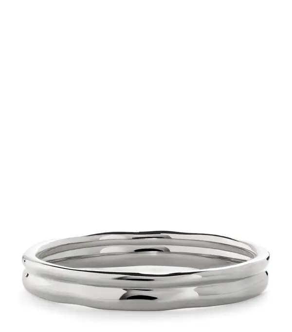 Monica Vinader Sterling Siren Muse Stacked Ring - Silver