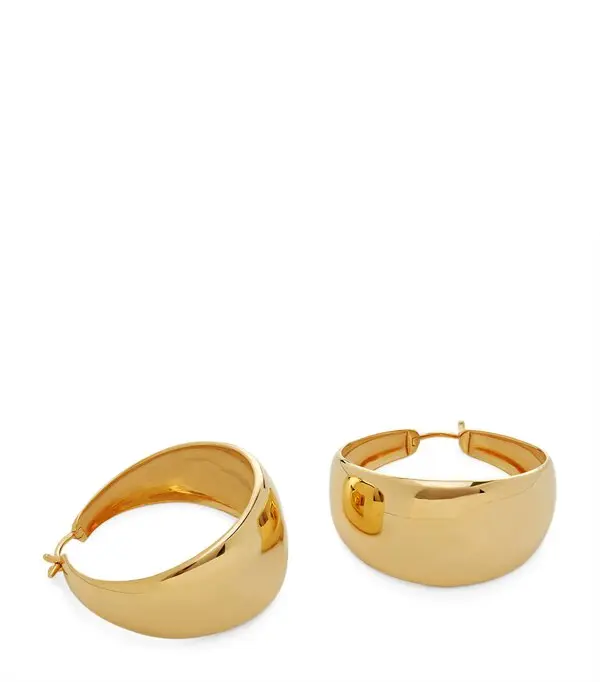 Monica Vinader X Kate Young Large Vermeil Hoop Earrings - Gold