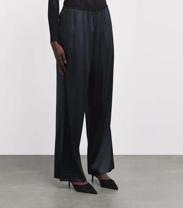 SKIMS Satin Wide-leg Trousers
