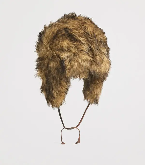 Polo Ralph Lauren Faux Fur Cream Trapper Hat Polo Ralph Lauren | Accessories | Polo Ralph Lauren Faux Fur  main image 4