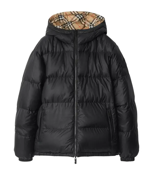 Burberry Down Reversible Puffer Jacket - Beige