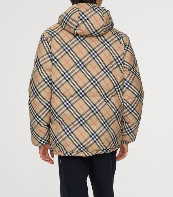 Burberry Down Reversible Puffer Jacket - Beige