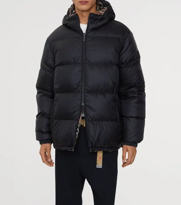 Burberry Down Reversible Puffer Jacket - Beige