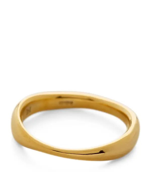 Monica Vinader Vermeil Nura Reef Ring - Gold