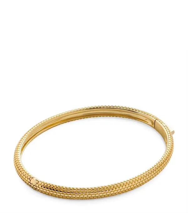 Monica Vinader Vermeil Heirloom Bangle - Gold