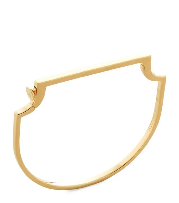 Monica Vinader Vermeil Signature Slim Bangle - Gold
