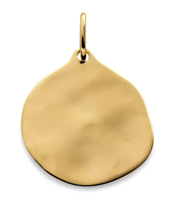 Monica Vinader Vermeil Siren Muse Pendant - Gold