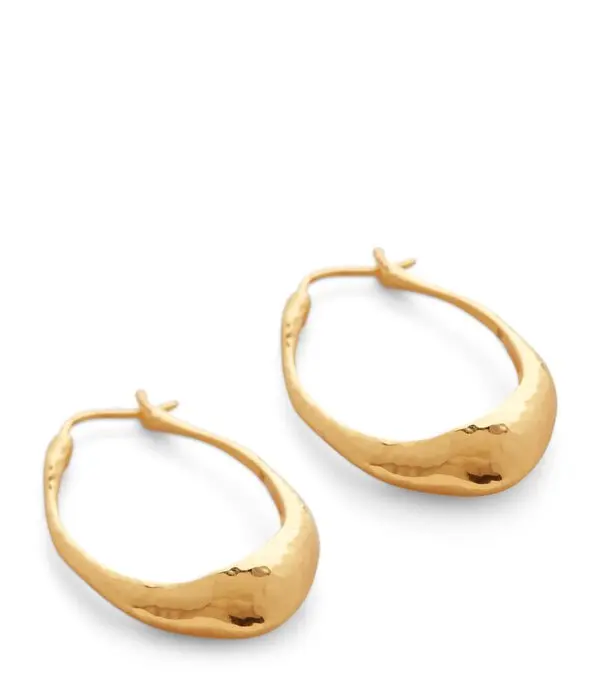 Monica Vinader Medium Deia Hoop Earrings - Gold