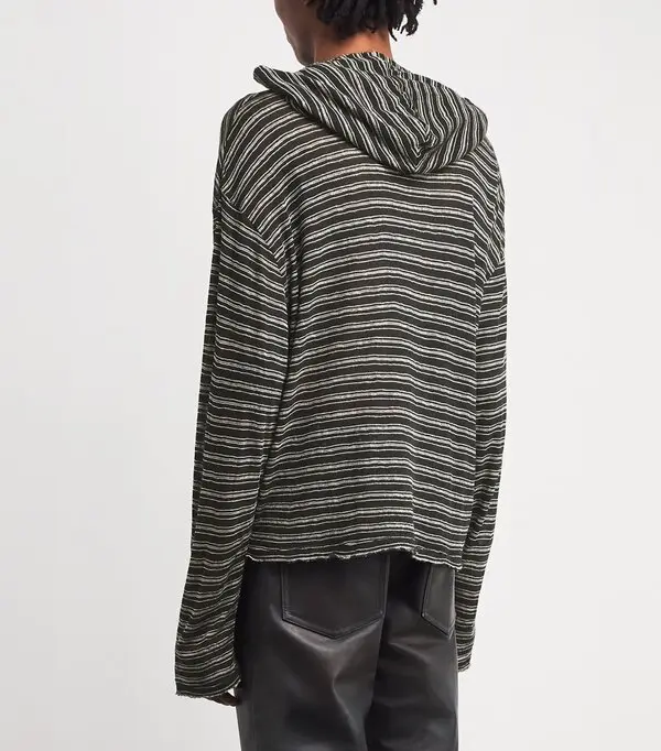 424 Striped Layering Hoodie