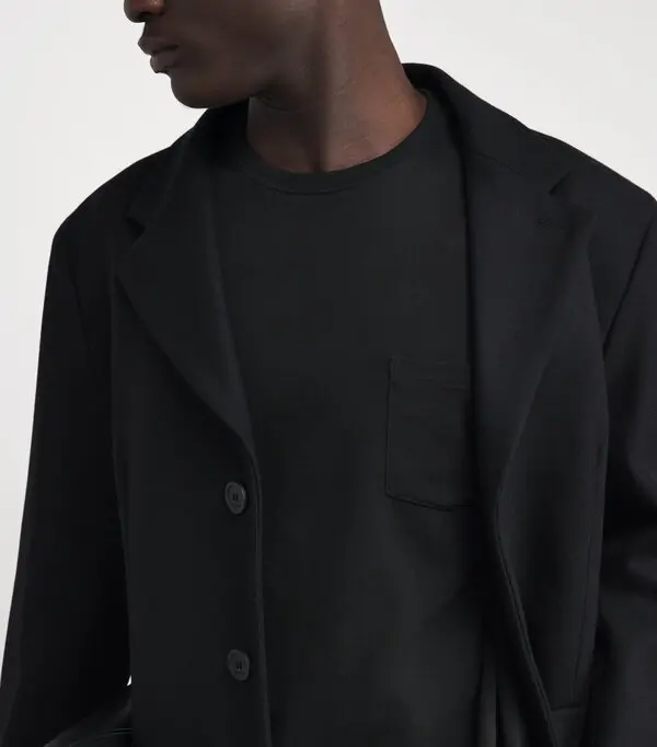 Vince Sueded Jersey Pocket T-shirt - Black