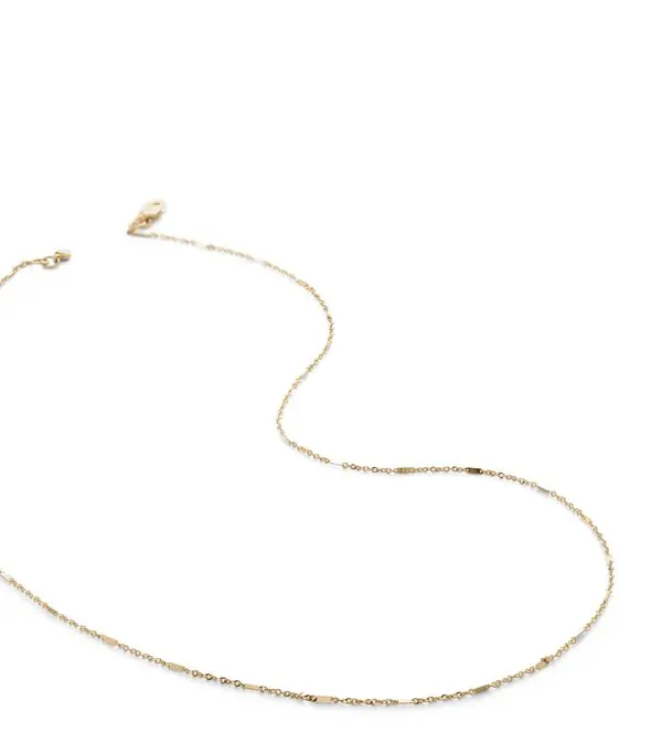 Monica Vinader Shimmer Chain Necklace - Gold