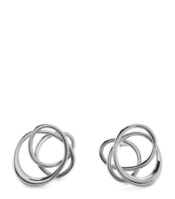 Monica Vinader Sterling Nura Earrings - Silver