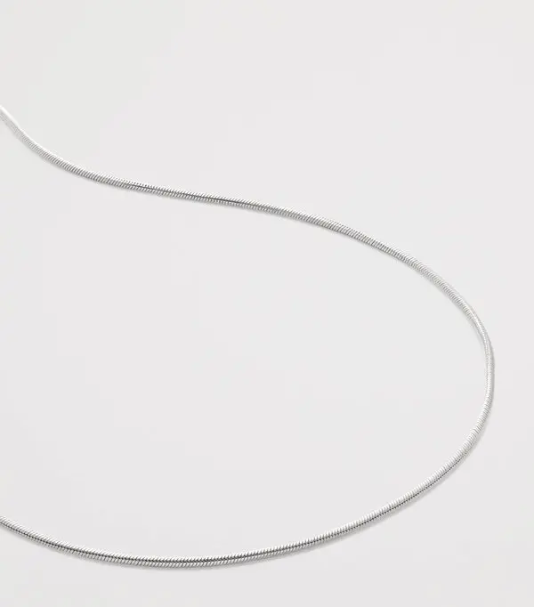 Monica Vinader Chain Necklace - Silver