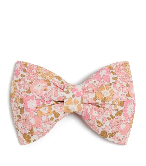 Pepa London Floral Bow Hair Clip - Pink