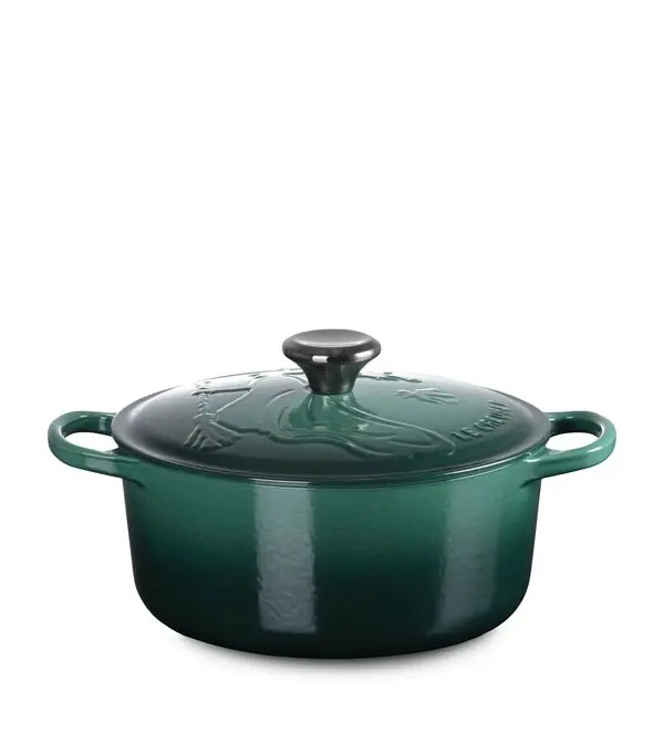 LE CREUSET Cast Iron Elphaba Embossed Casserole Dish
