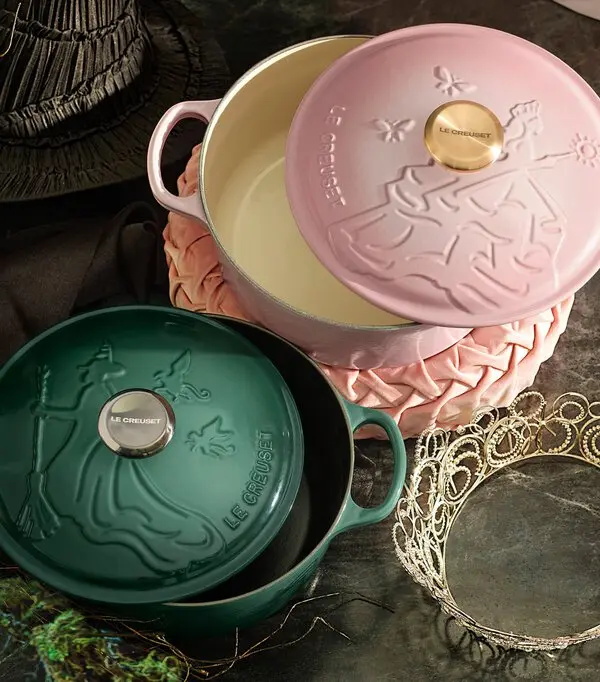 LE CREUSET Cast Iron Elphaba Embossed Casserole Dish