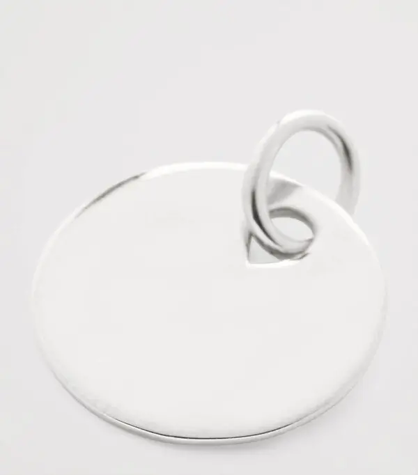 Monica Vinader Sterling Round Ziggy Pendant