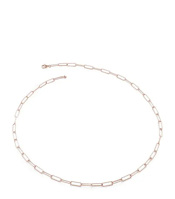 Monica Vinader Vermeil Alta Necklace - Rose Gold