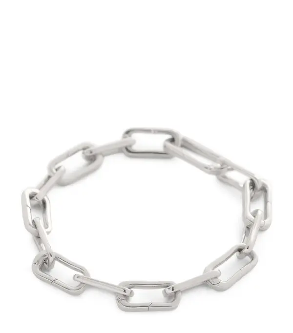 Monica Vinader Sterling Alta Charm Bracelet - Silver