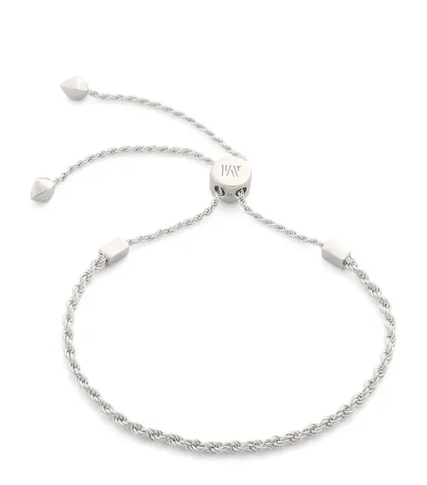 Monica Vinader Sterling Corda Chain Friendship Bracelet - Silver