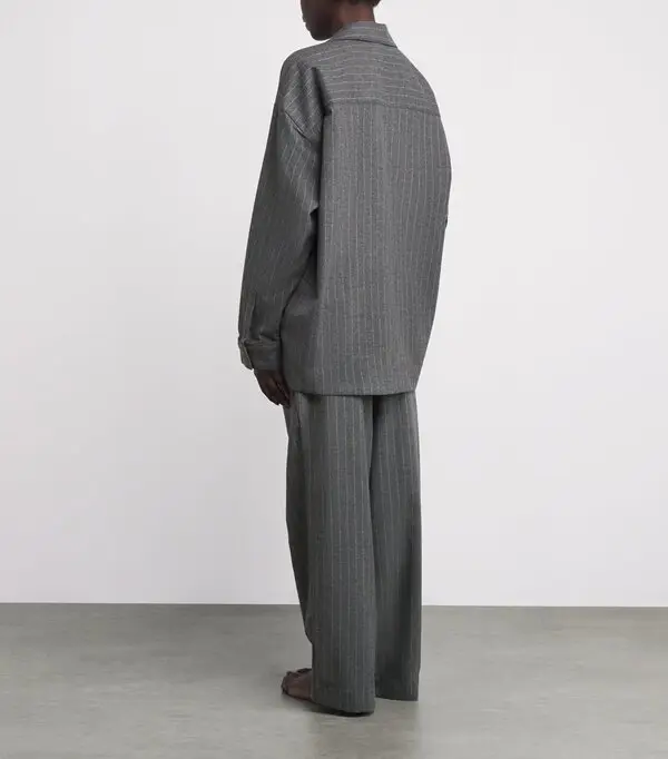 SKIMS Flannel Pinstripe Pyjama Set