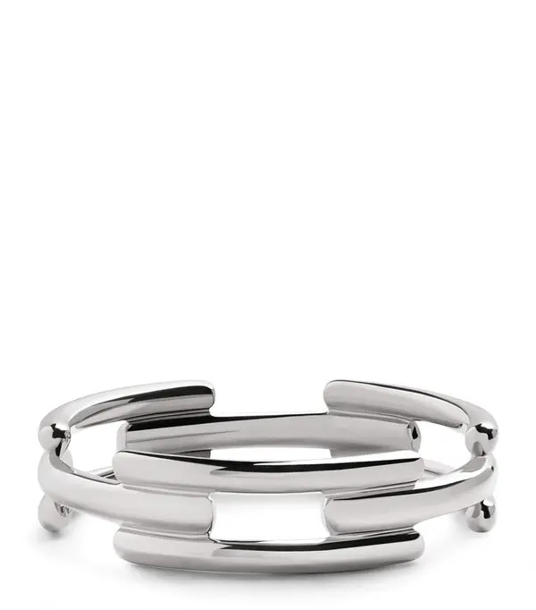 Monica Vinader Signature Link Ring - Silver