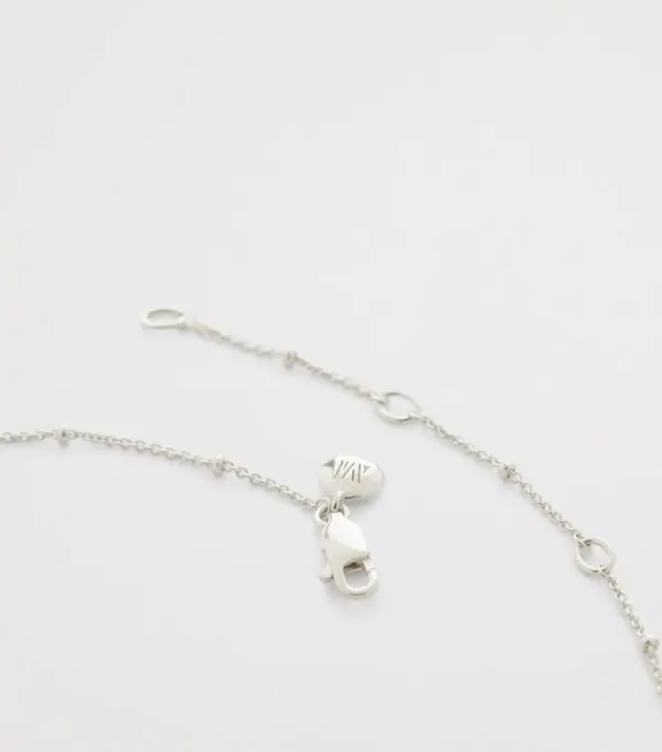 Monica Vinader Sterling Beaded Chain Necklace - Silver