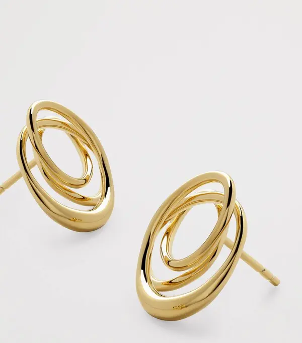 Monica Vinader Vermeil Nura Earrings - Gold