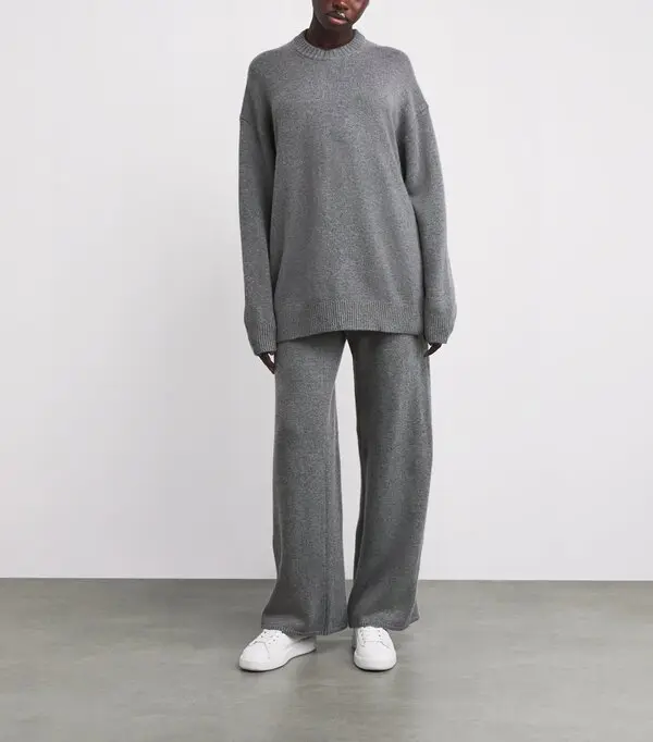 SKIMS Cashmere Wide-leg Trousers