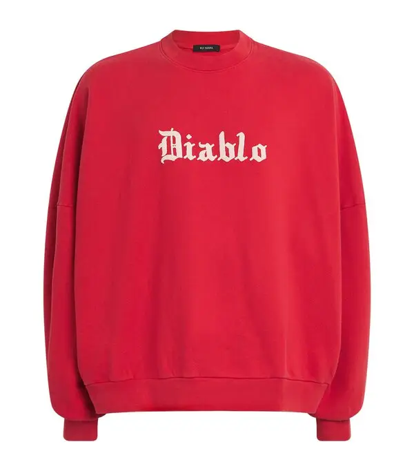 WILLY CHAVARRIA Cotton Diablo Hooligan Sweatshirt